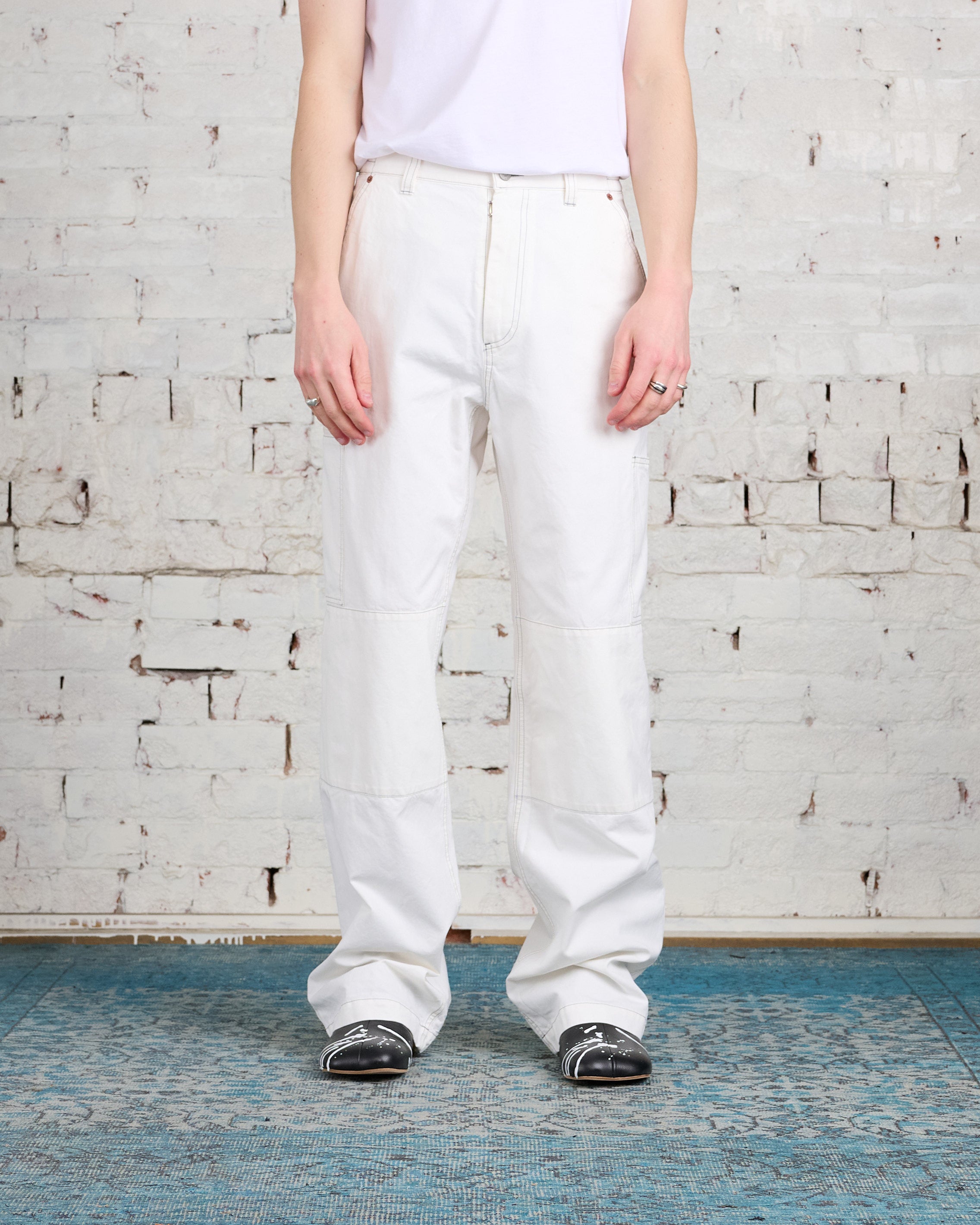 MM6 Maison Margiela Canvas Cargo Pant Off White – LESS 17