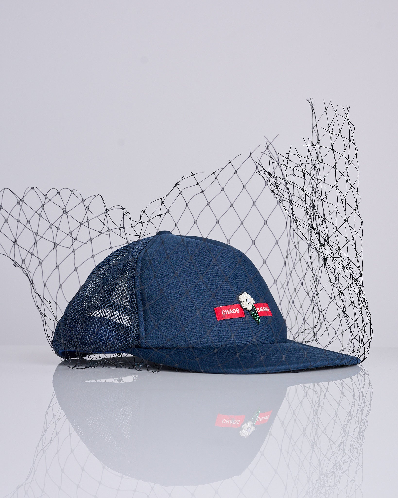 UNDERCOVER Mesh Veil Trucker Cap Navy – LESS 17