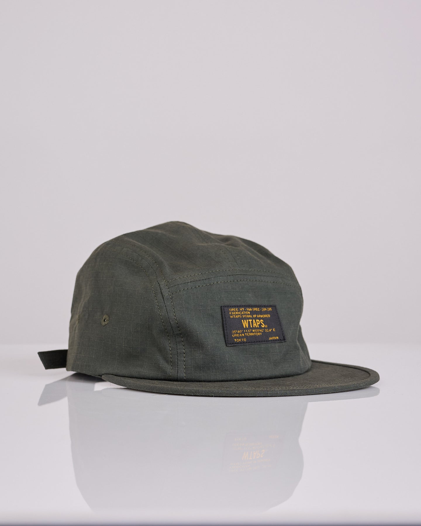 WTAPS T-5 03 Cotton Ripstop 5-Panel Cap Olive Drab – LESS 17