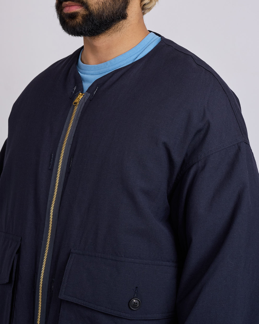 visvim Iris Down Jacket Navy – LESS 17