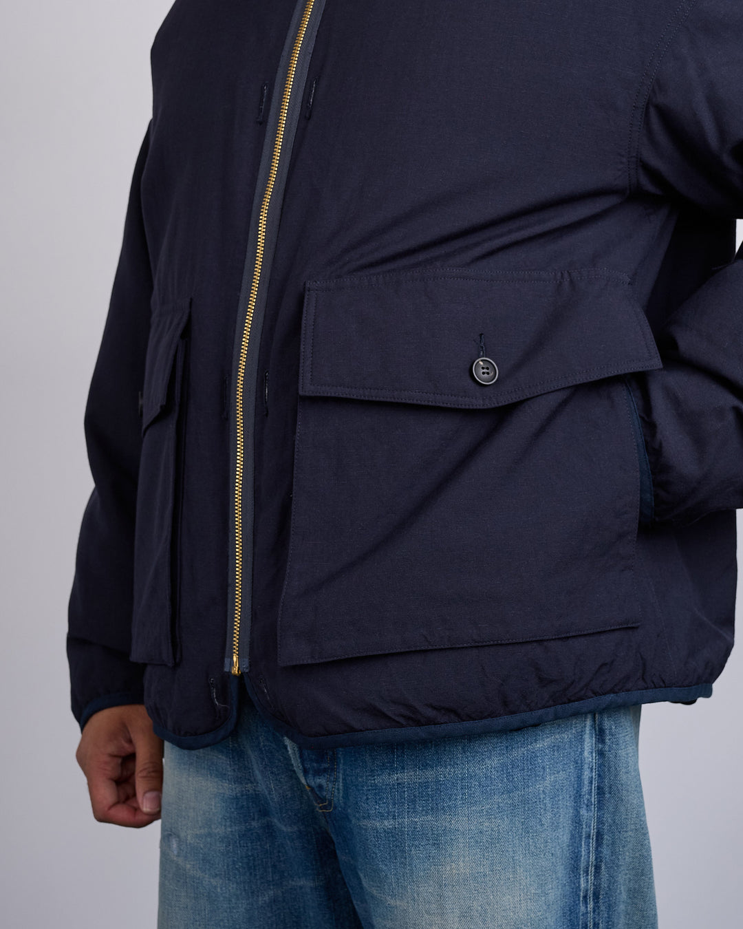visvim Iris Down Jacket Navy – LESS 17