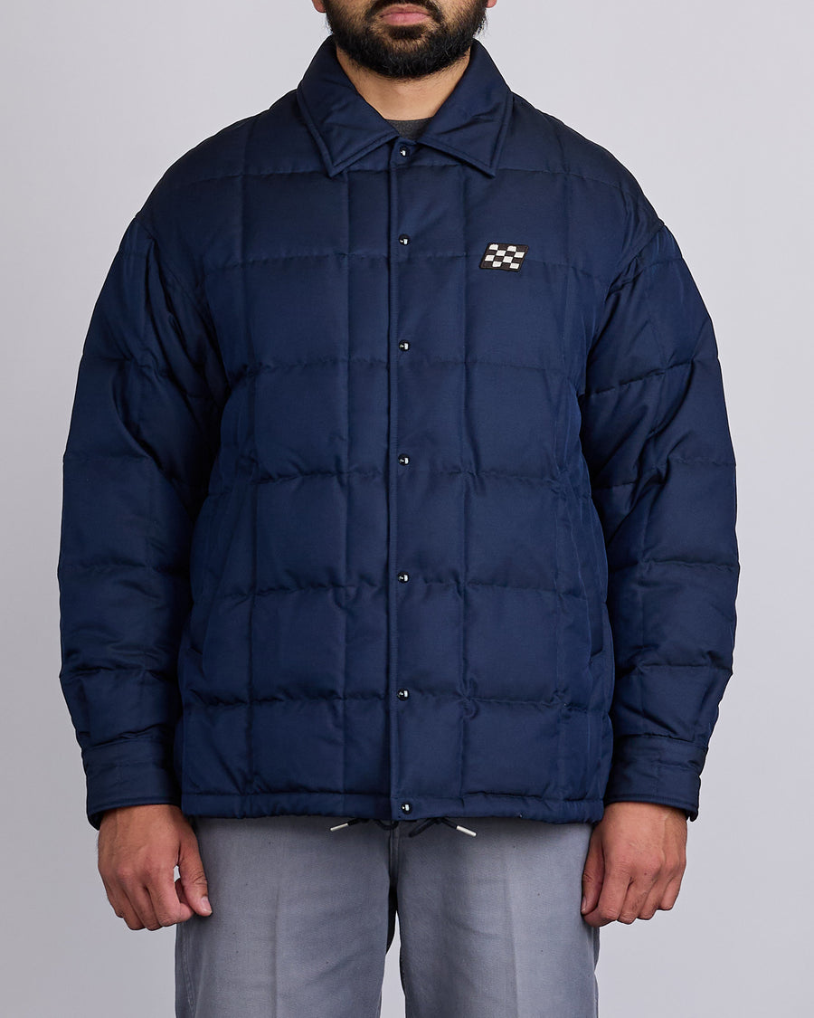 visvim Motors Coach Down Quilted Jacket Navy – LESS 17
