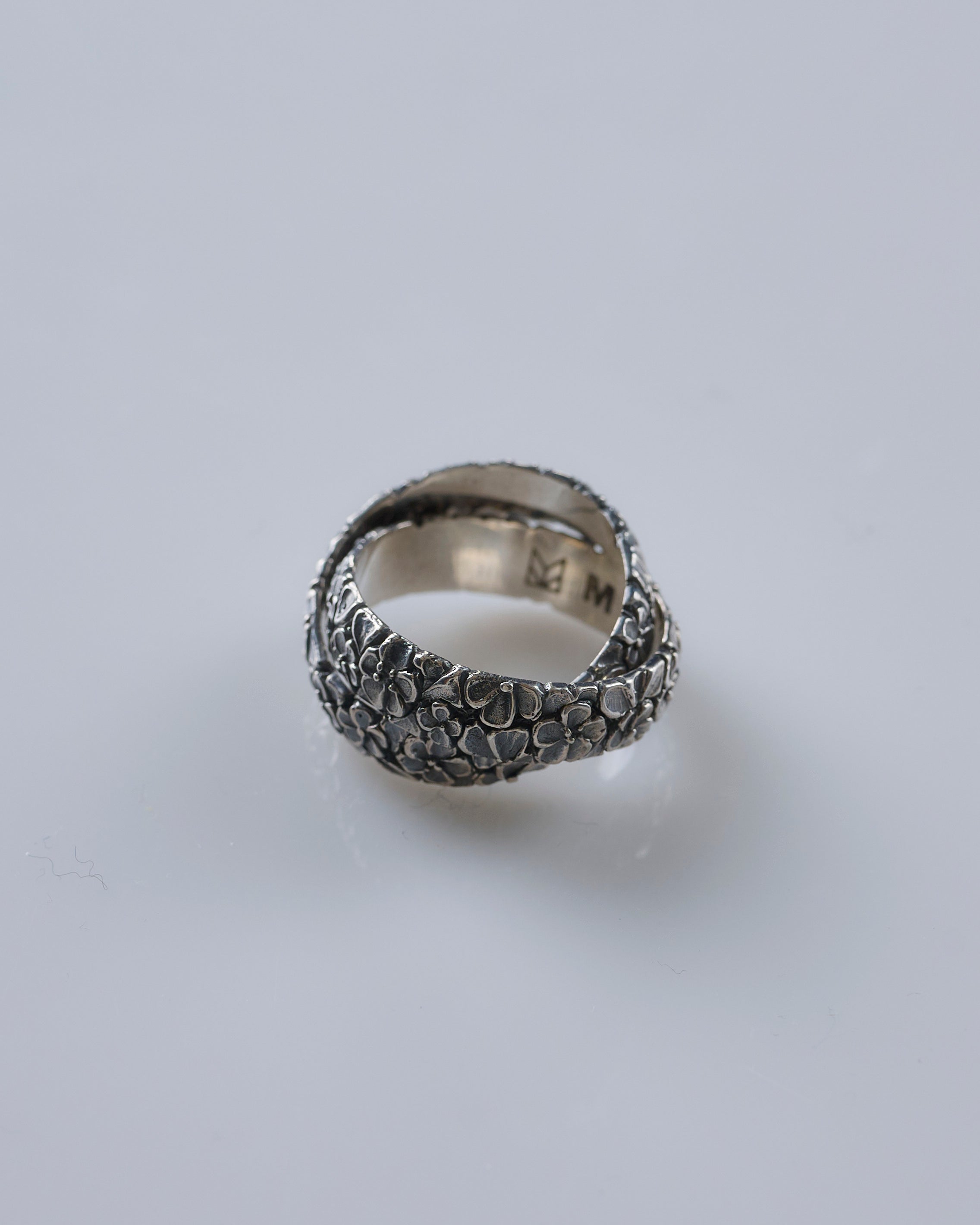 Maple Floral Linked Ring 925 Silver – LESS 17